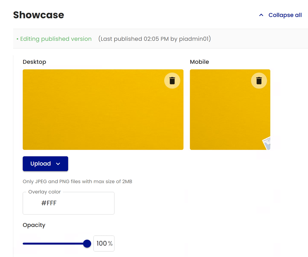 Showcase: Advertisement