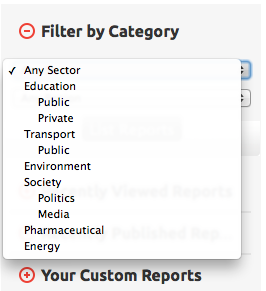 Changing the Home Page Category Dropdown Menu Style