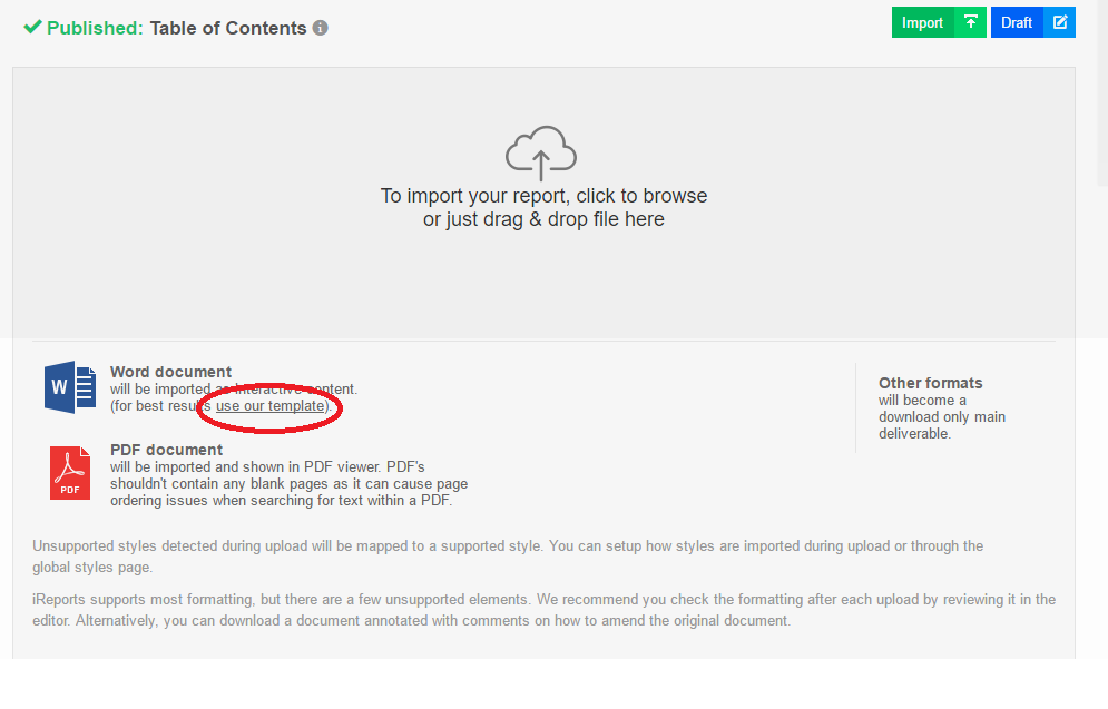 How to Format Word Documents for Import