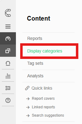 Creating a Display Category